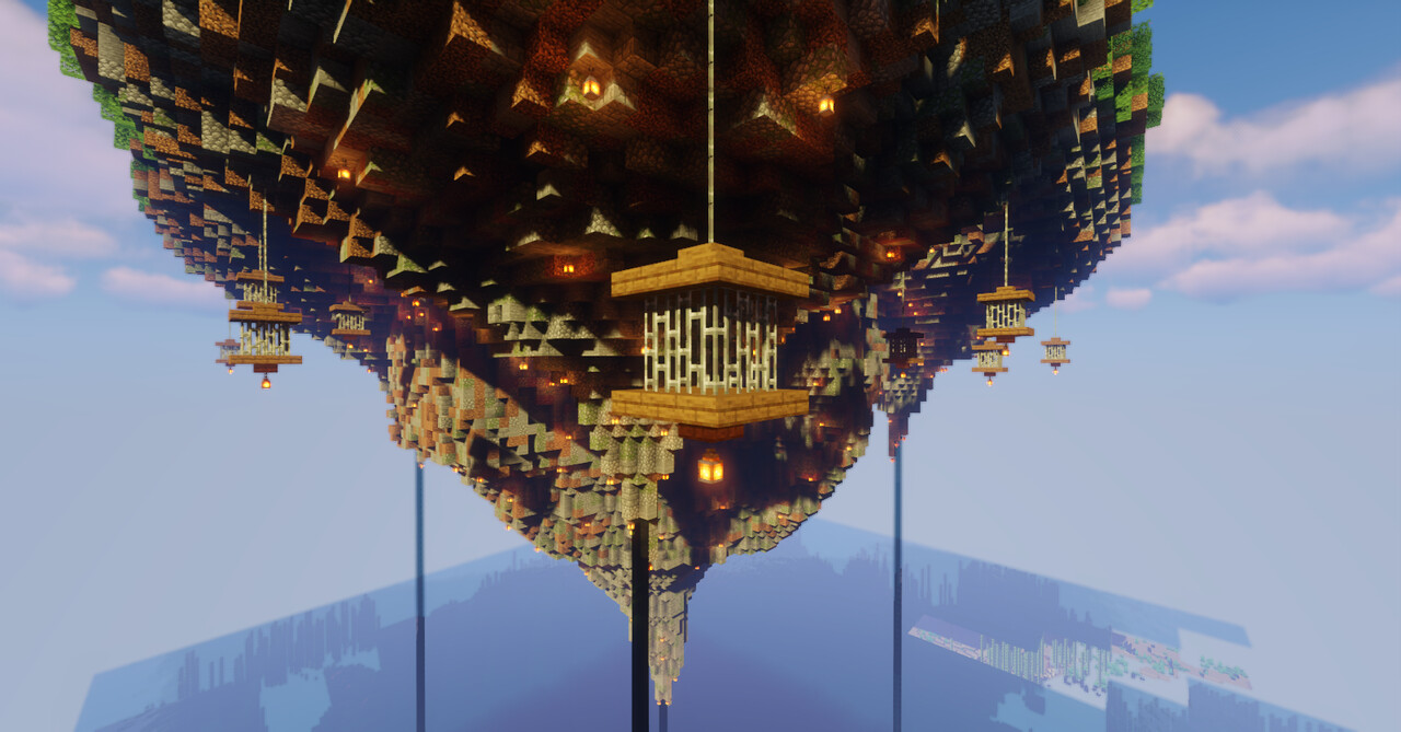 100x100 Castle Survival Spawn Minecraft Map