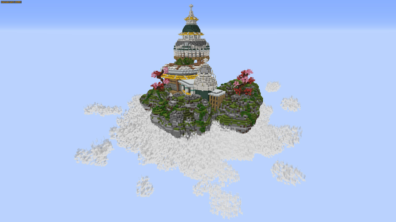 CLOUD SPAWN WITH PORTALS Minecraft Map
