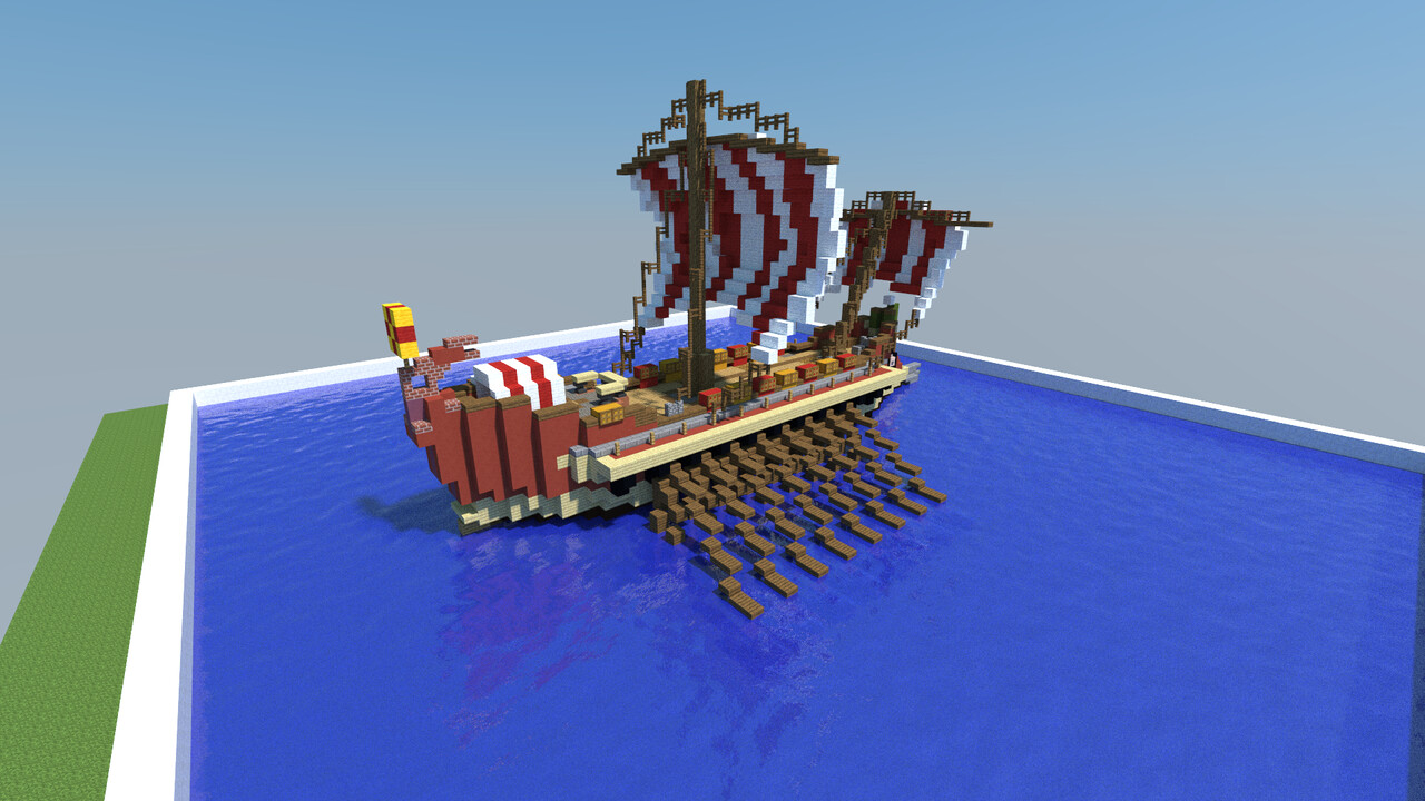 Roman Trireme-Old Minecraft Map