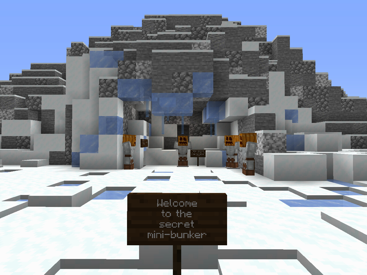 The secret mini-bunker (snapshot 20w46a) Minecraft Map