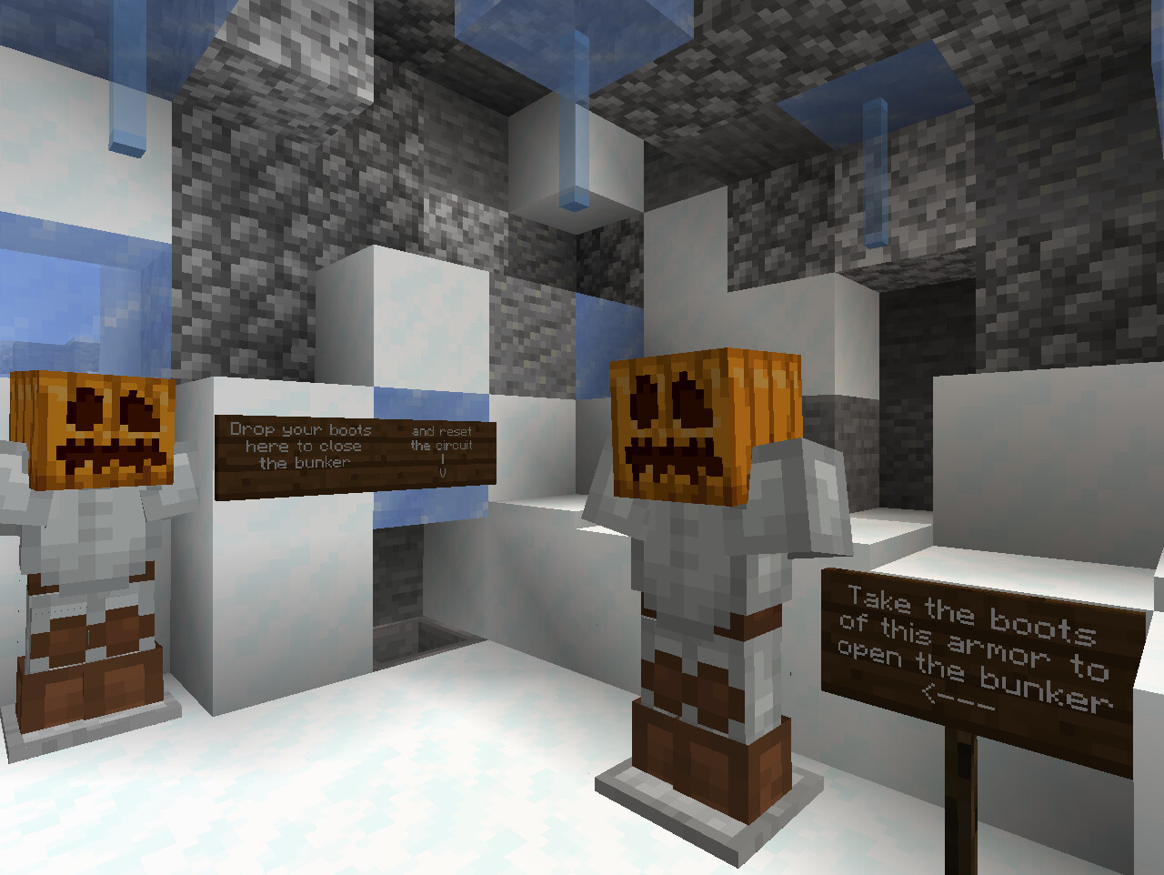 The secret mini-bunker (snapshot 20w46a) Minecraft Map