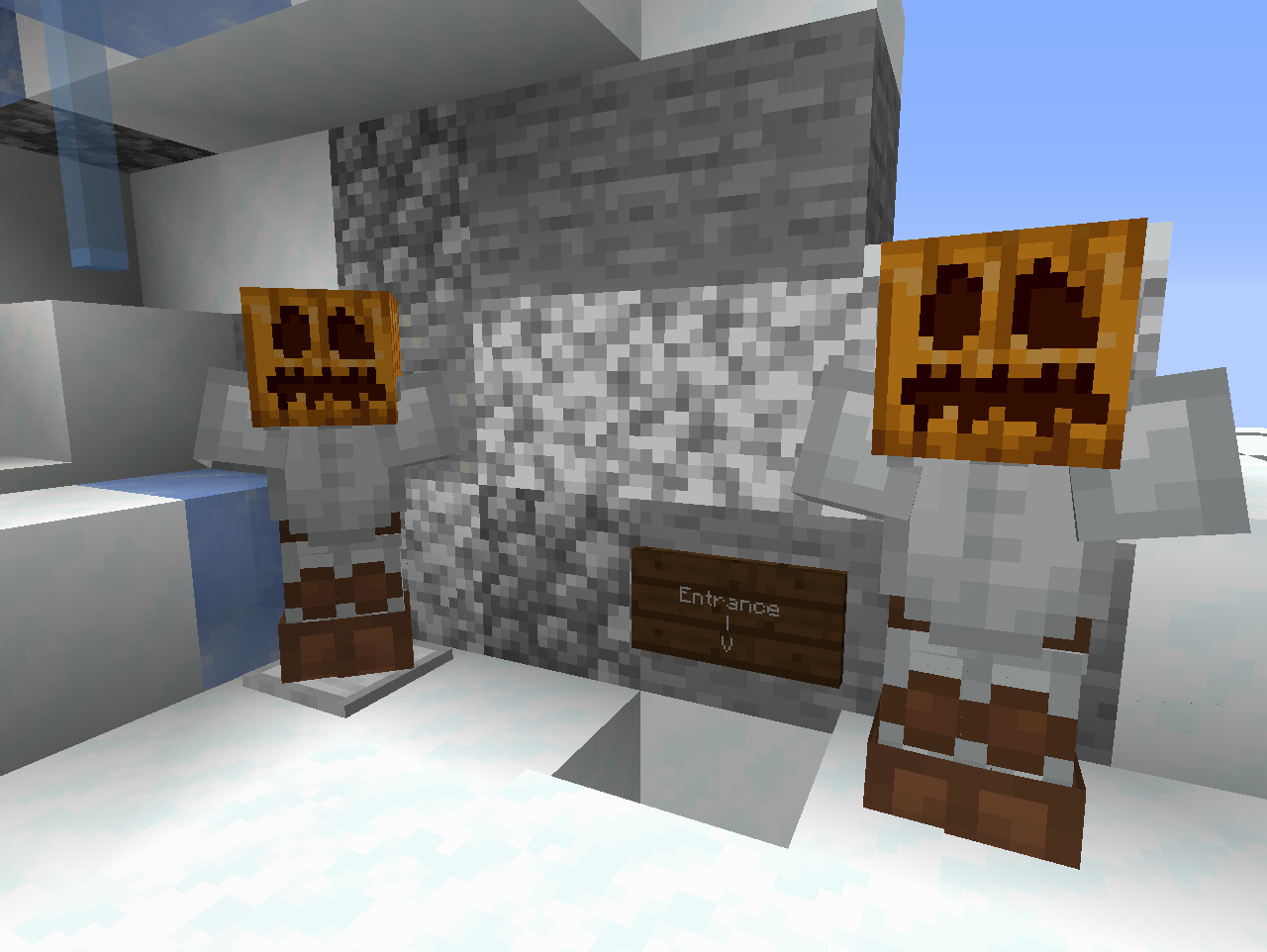 The secret mini-bunker (snapshot 20w46a) Minecraft Map