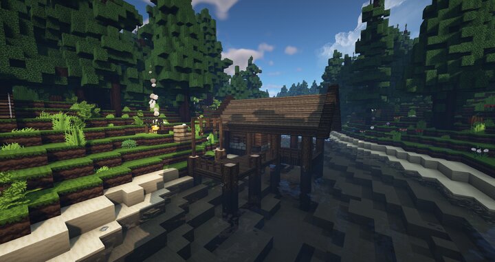 Fisherman,s hut Minecraft Map