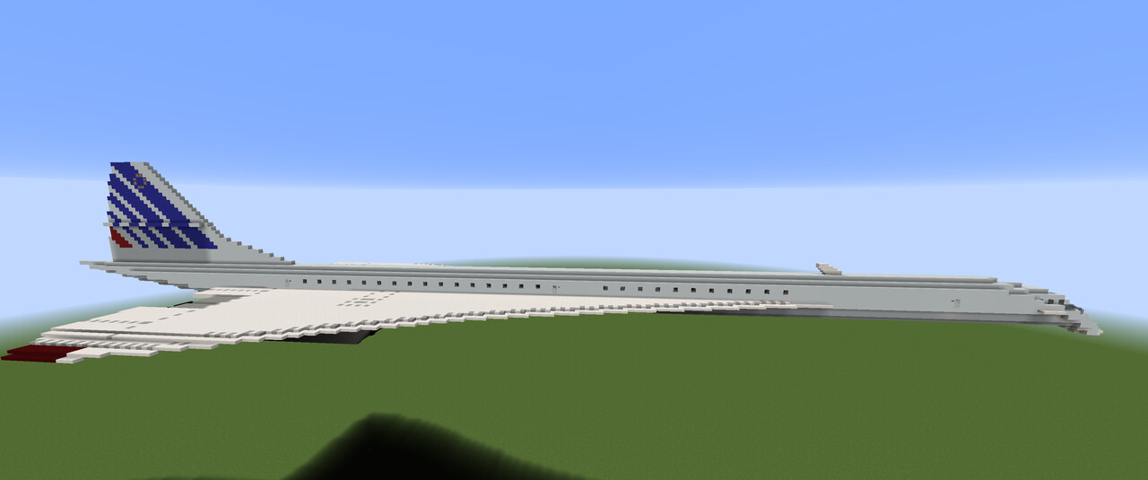 Air France Concorde (Download) Minecraft Map