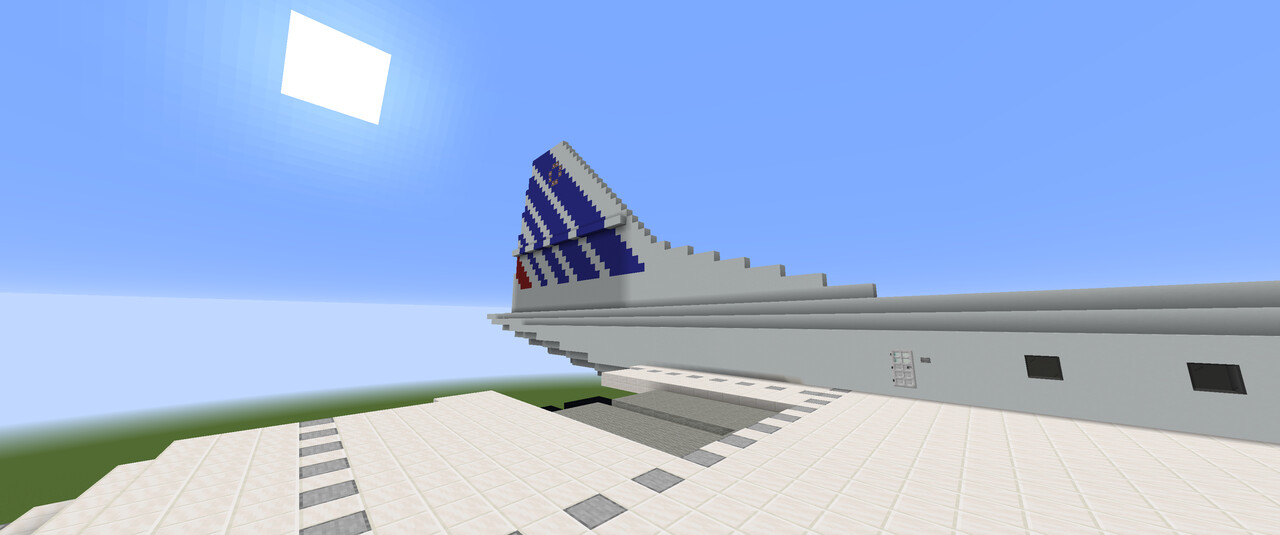 Air France Concorde (Download) Minecraft Map