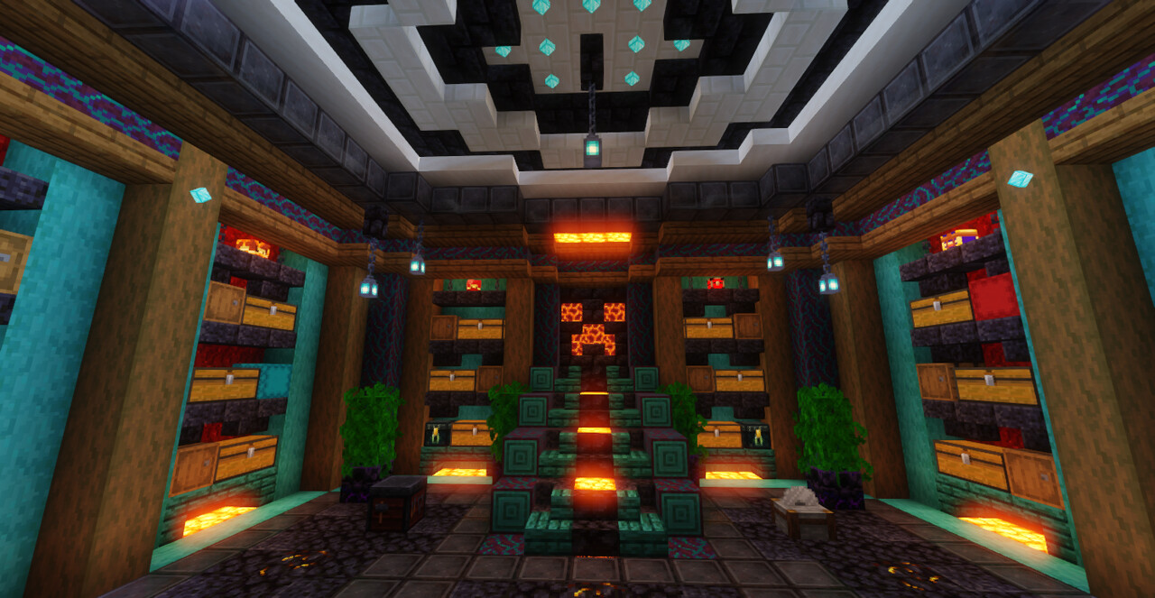 💎 Storage room for Rich 💎 Magazyn Minecraft Map