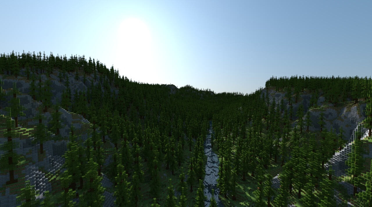 Forest on the rocks Minecraft Map
