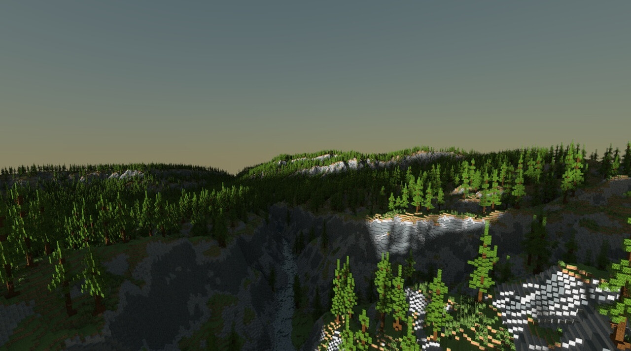 Forest on the rocks Minecraft Map