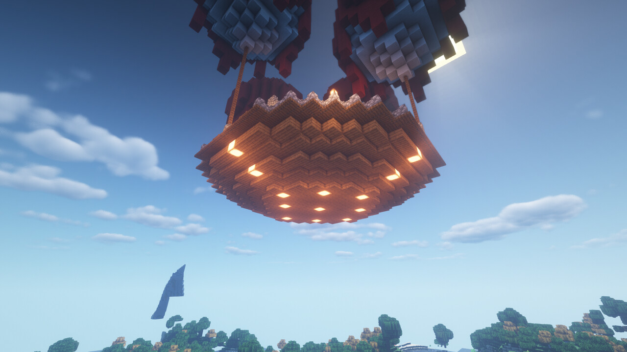 Stylish SkyBase Design (My first ever Skybase Build) Minecraft Map