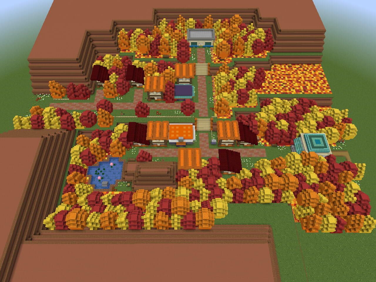 Rochfale Town - Pokemon Uranium Minecraft Map