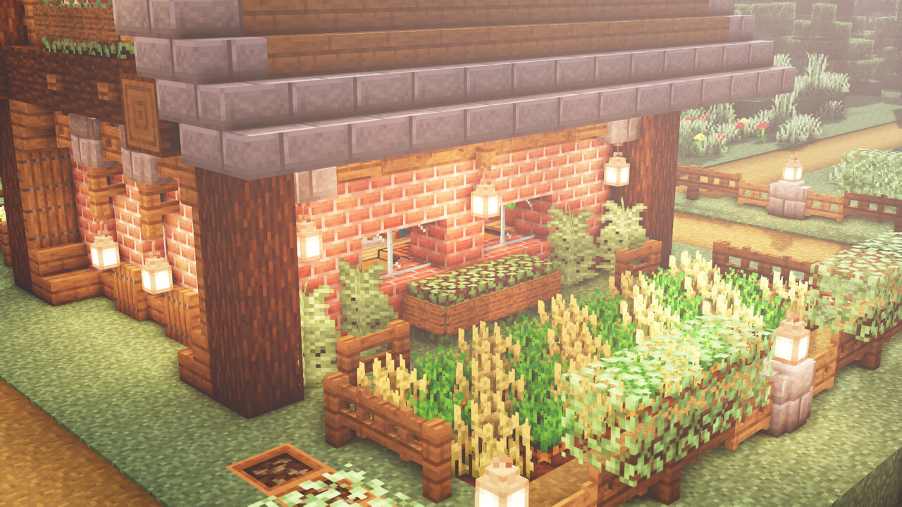 Minecraft: How to Build a Survival Simple Brick House Minecraft Map