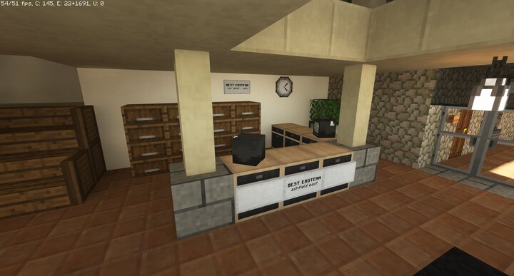 Best Eastern Hotel and Suites - Greenfield Project Minecraft Map