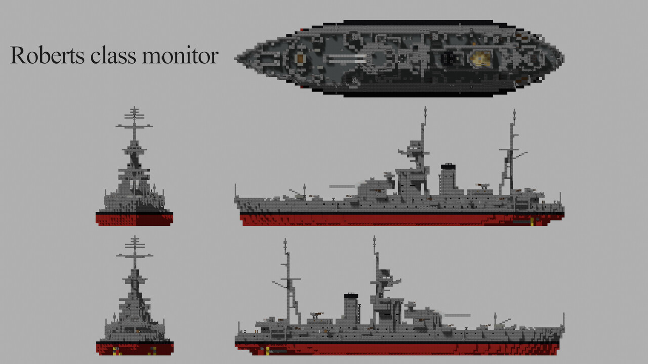 Roberts class monitor Minecraft Map