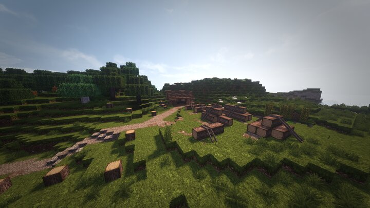 Aramore, an english colony on the Americas Minecraft Map