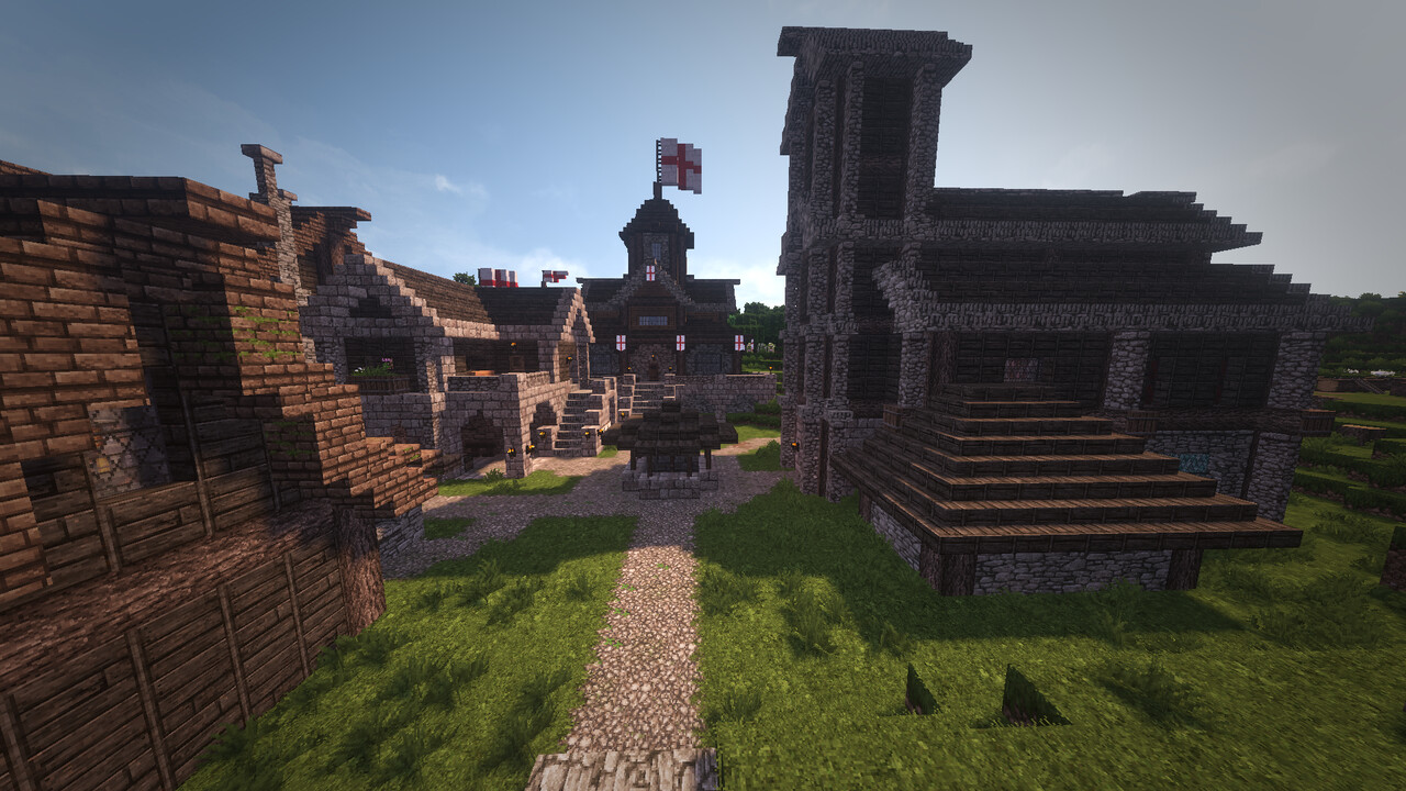 Aramore, an english colony on the Americas Minecraft Map