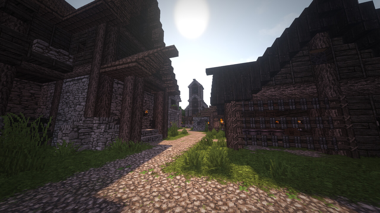 Aramore, an english colony on the Americas Minecraft Map