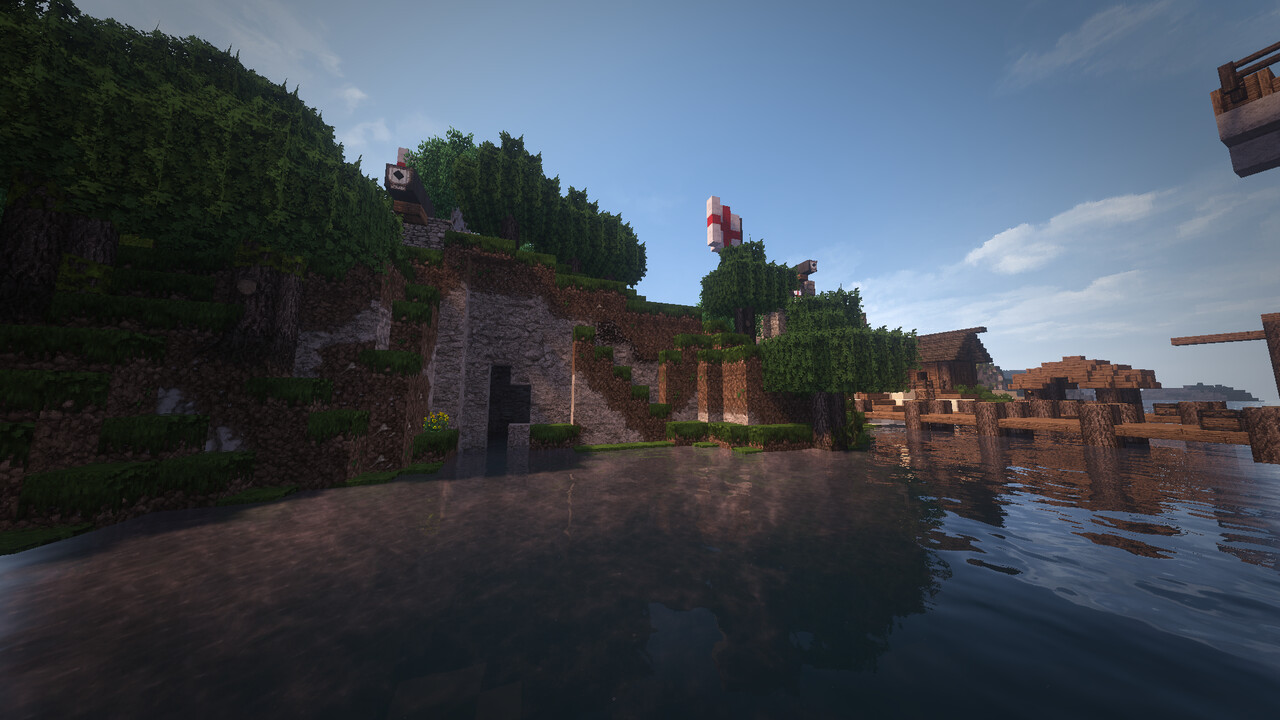 Aramore, an english colony on the Americas Minecraft Map