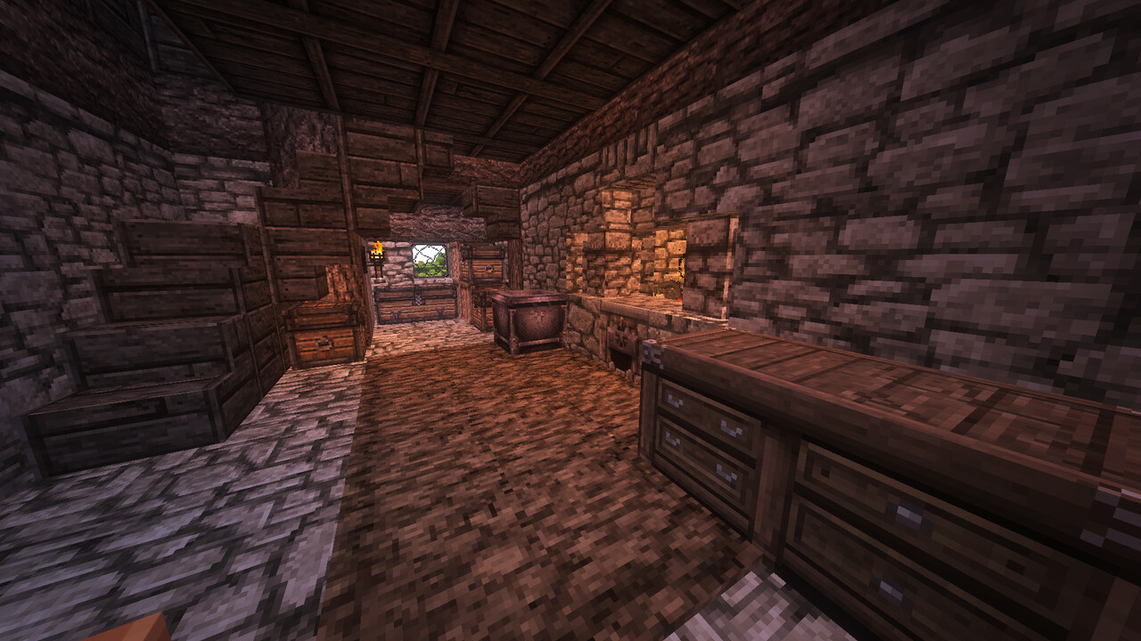 Aramore, an english colony on the Americas Minecraft Map