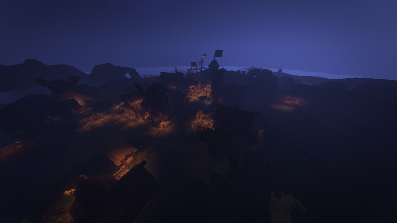 Aramore, an english colony on the Americas Minecraft Map