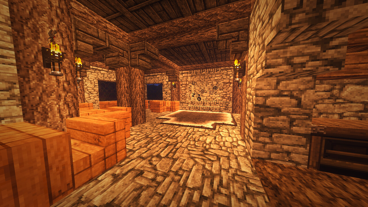 Aramore, an english colony on the Americas Minecraft Map