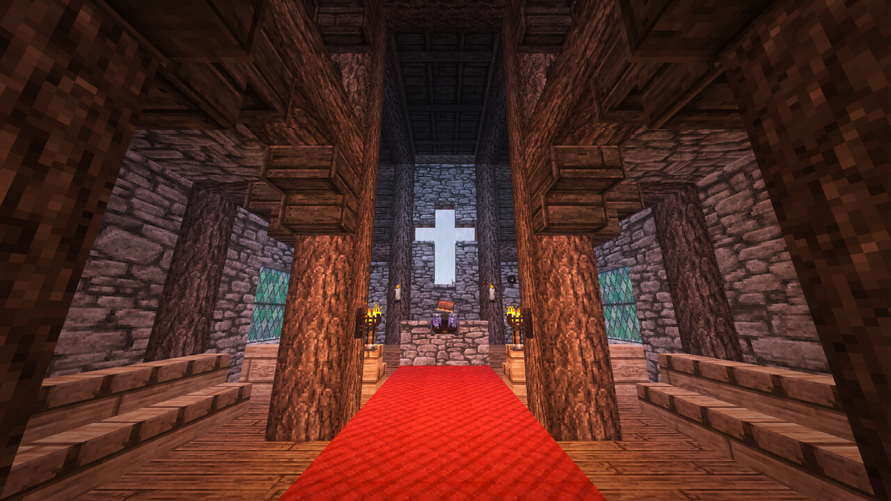 Aramore, an english colony on the Americas Minecraft Map