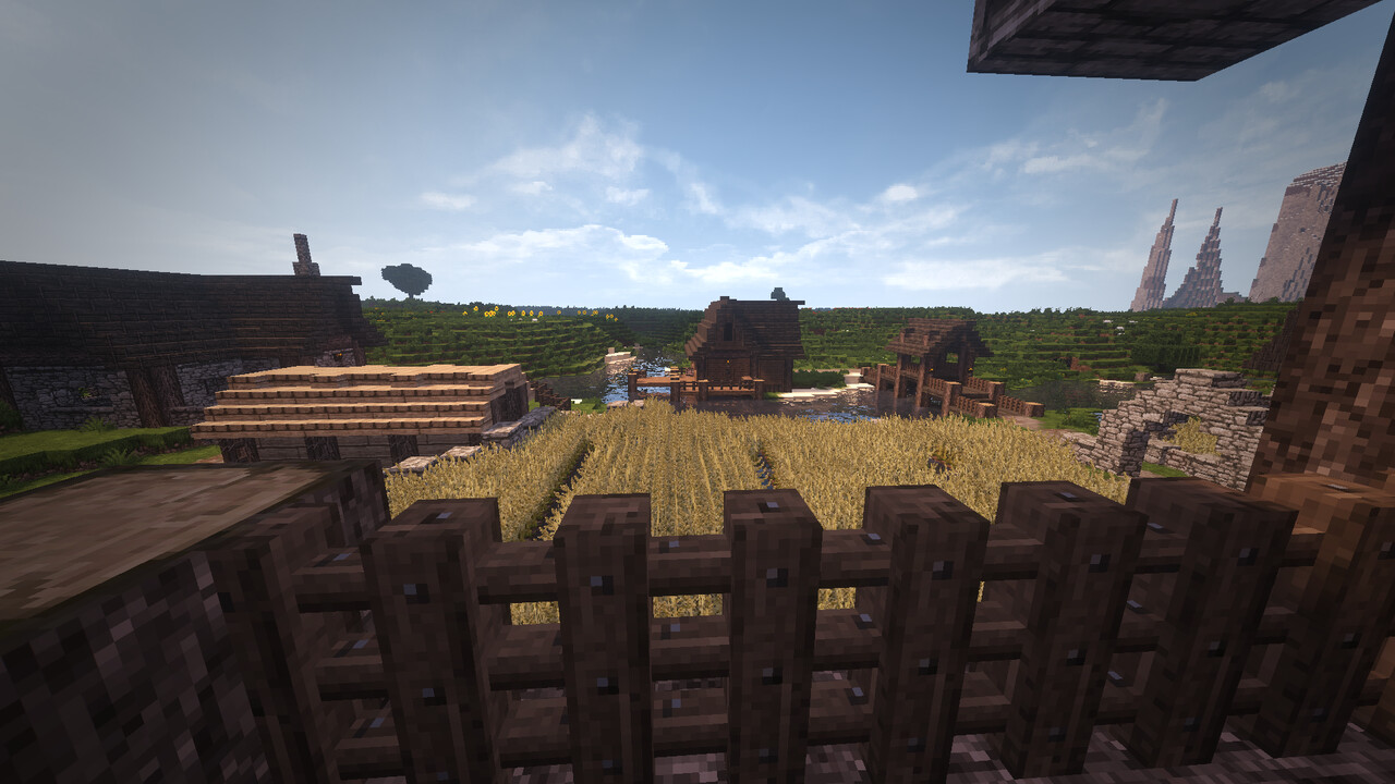 Aramore, an english colony on the Americas Minecraft Map