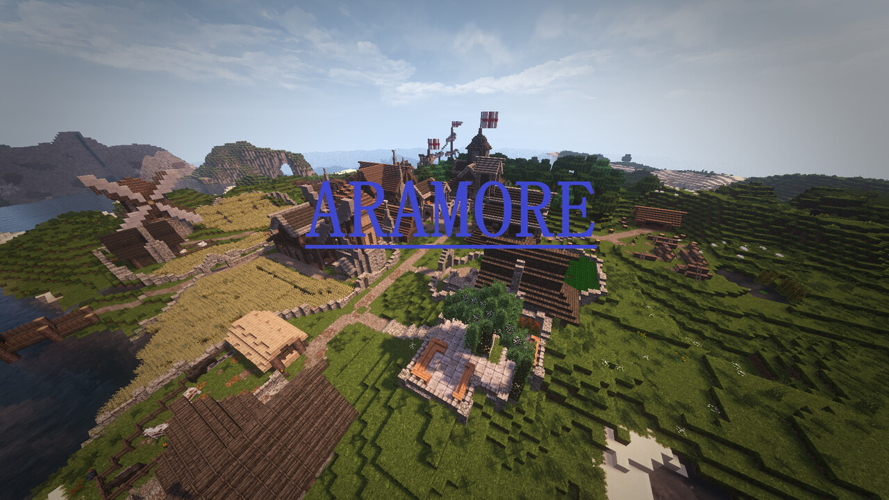 Aramore, an english colony on the Americas Minecraft Map