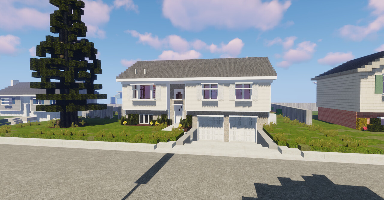 Split Level Home Minecraft Map