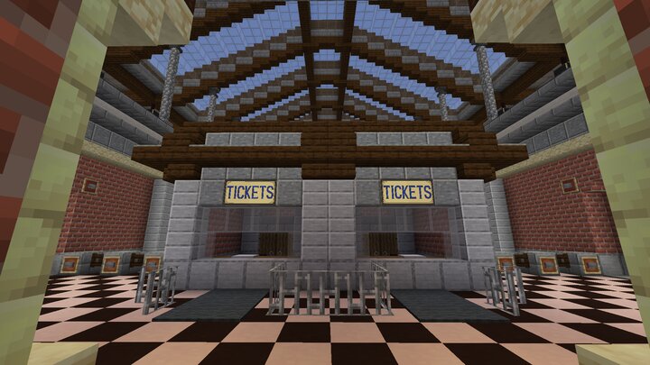 Northern Newhaven Station (Full interior!) Minecraft Map