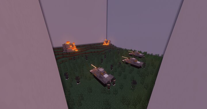 Panzer IV - Diorama/showcase | WW2 #3 Minecraft Map