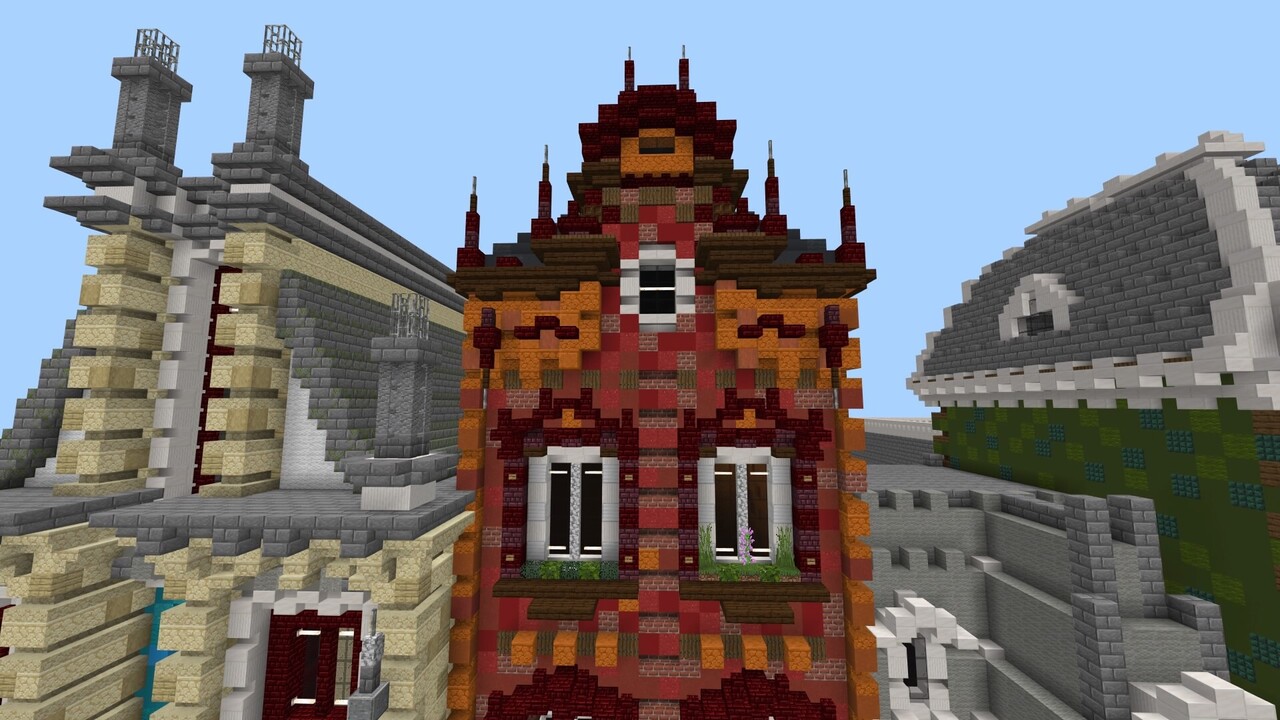 European Townhouses in World of Atria - 1 Minecraft Map