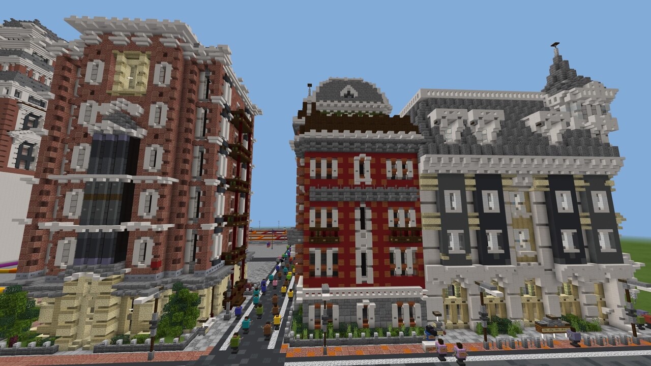 European Townhouses in World of Atria - 1 Minecraft Map