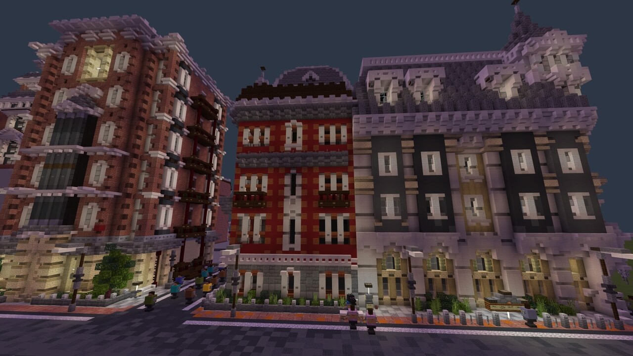European Townhouses in World of Atria - 1 Minecraft Map