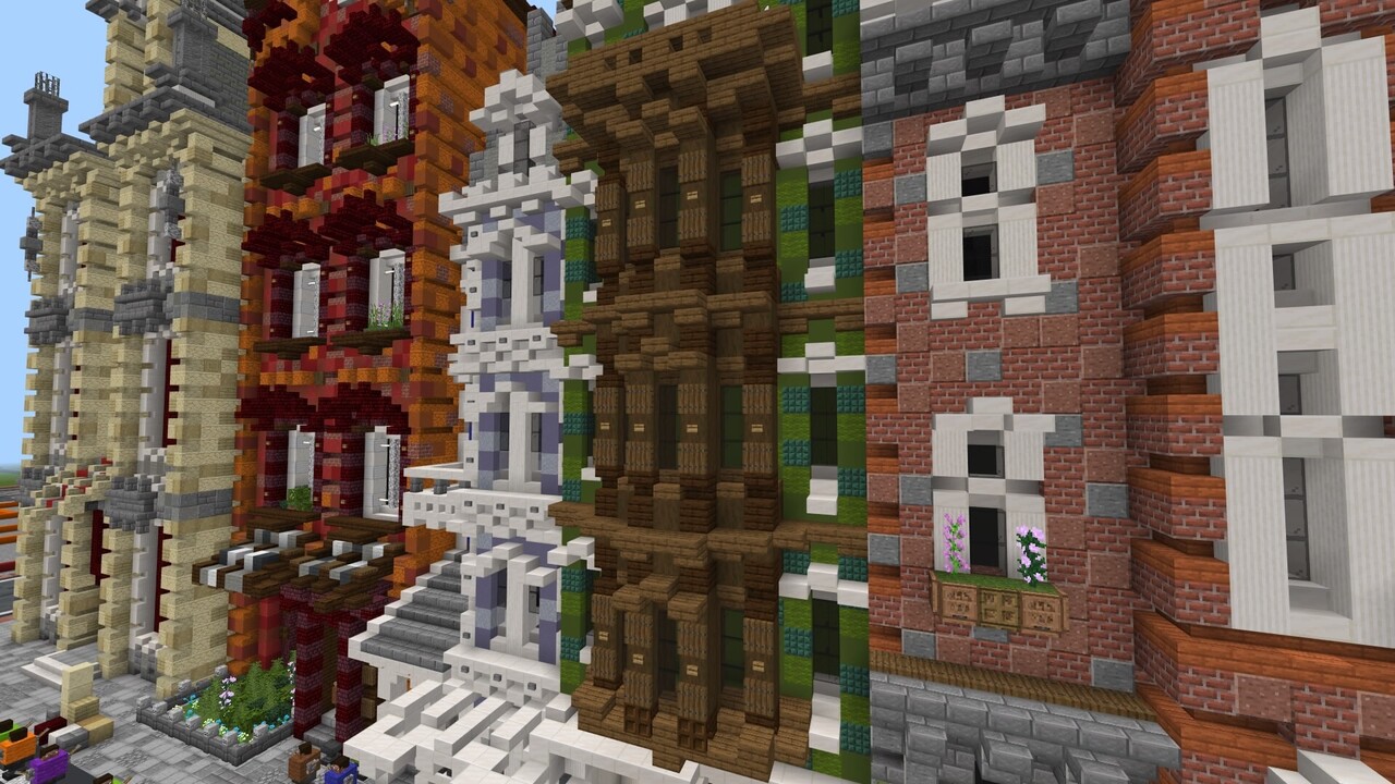 European Townhouses in World of Atria - 1 Minecraft Map