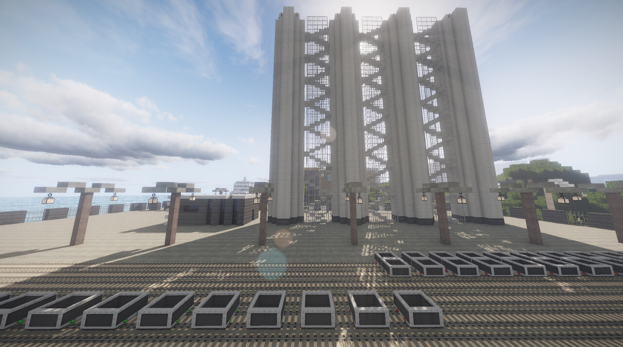Cargo Hub & Harbour Minecraft Map