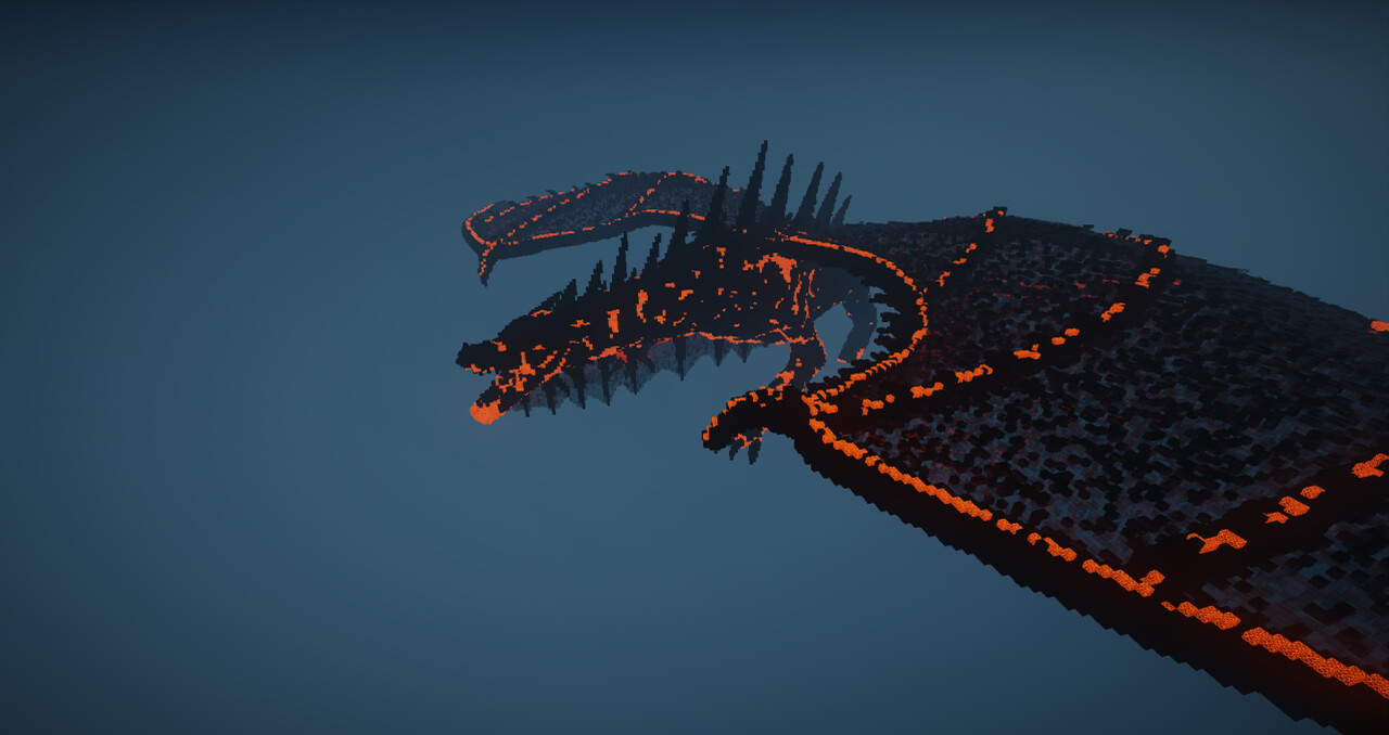 European fire dragon Minecraft Map