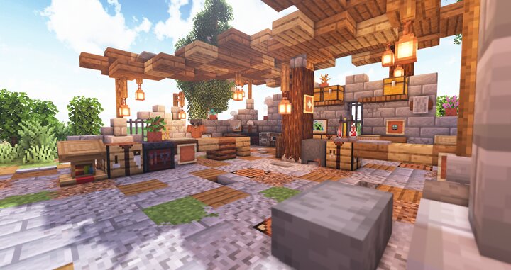 Spawn de l'atelier de drofe Minecraft Map
