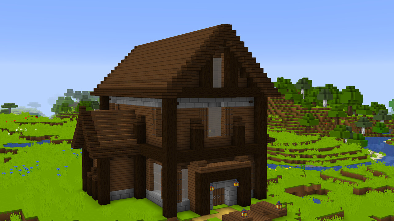 big spruce survival house Minecraft Map