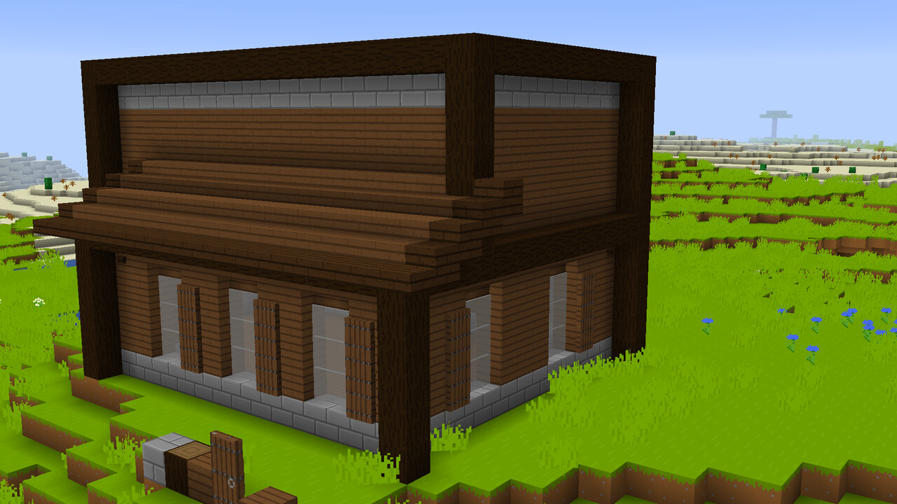 big spruce survival house Minecraft Map