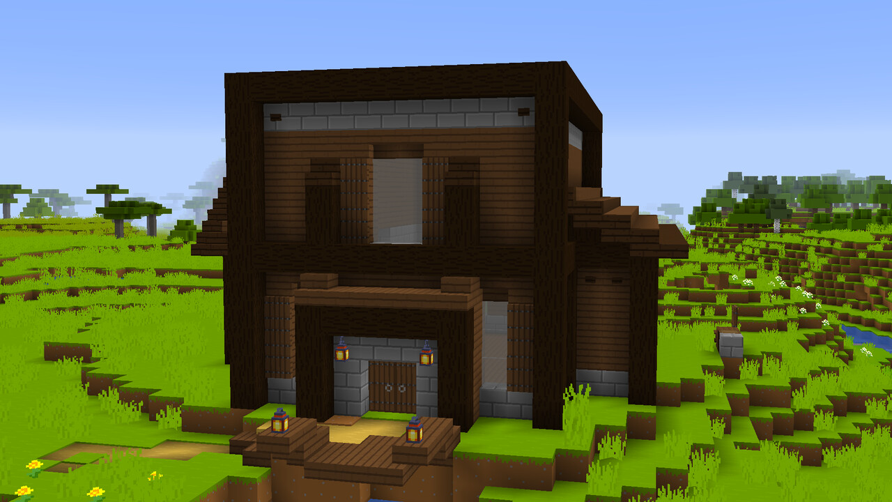 big spruce survival house Minecraft Map