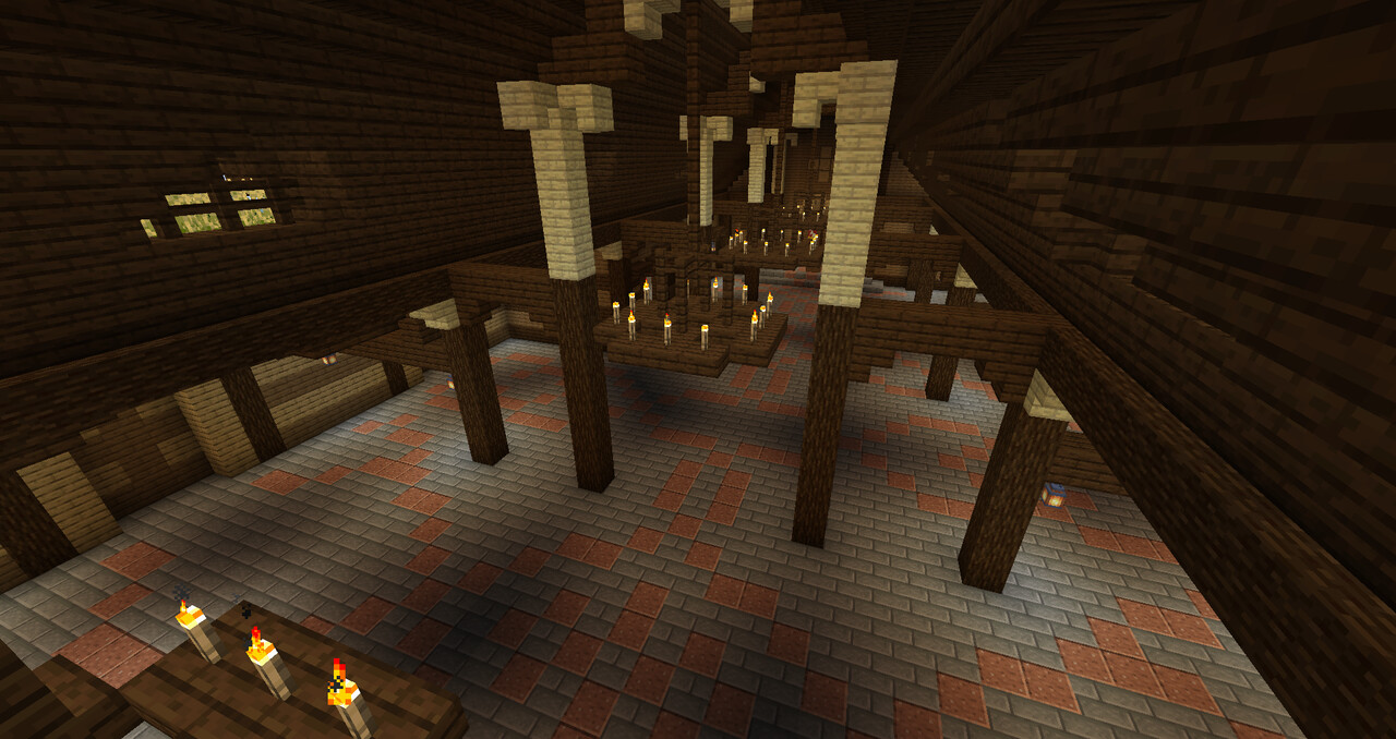 The Golden Hall of Rohan, Meduseld (revisited) Minecraft Map