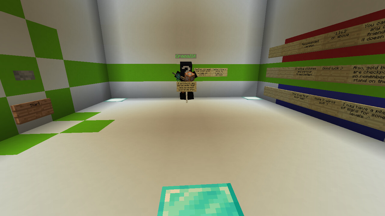 Clutch practice Minecraft Map