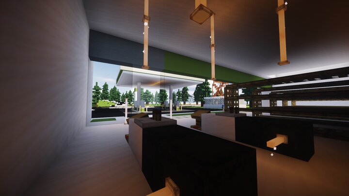 GAS STATION Minecraft Map