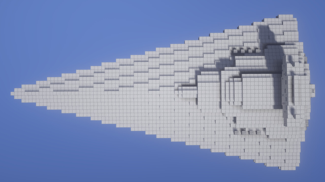 Imperial II Class Star Destroyer Minecraft Map