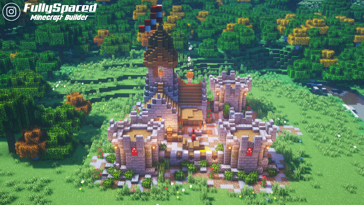 Small Castle for survival! Minecraft Map