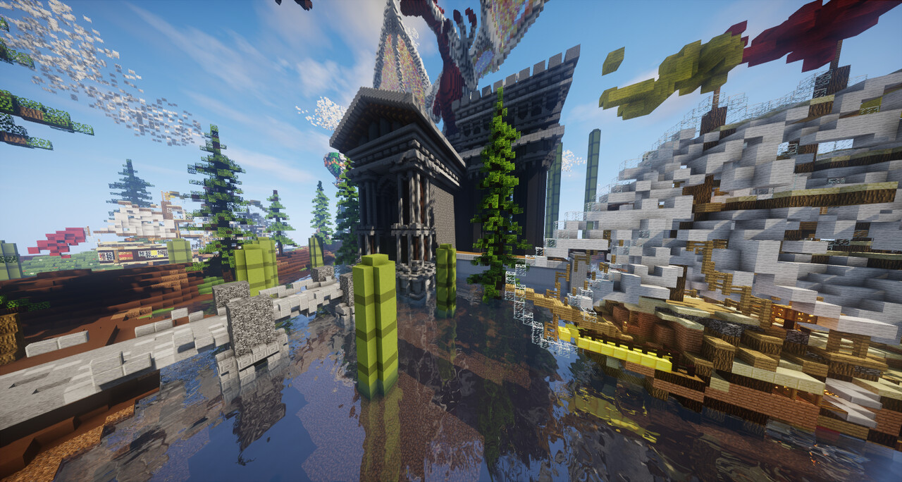 ⭐ EXCLUSIVE ⭐ Dragon Lobby - AliensBuilds 🐲 Minecraft Map