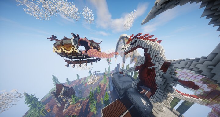 ⭐ EXCLUSIVE ⭐ Dragon Lobby - AliensBuilds 🐲 Minecraft Map
