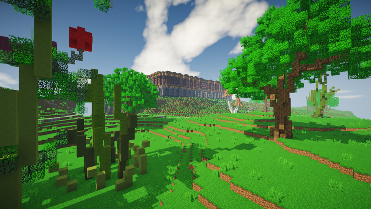 Spawn with warzone | FastGoodBuild Minecraft Map