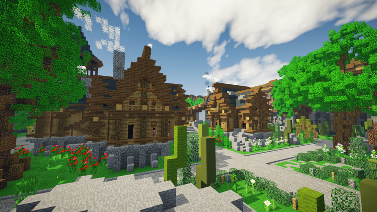 Spawn with warzone | FastGoodBuild Minecraft Map