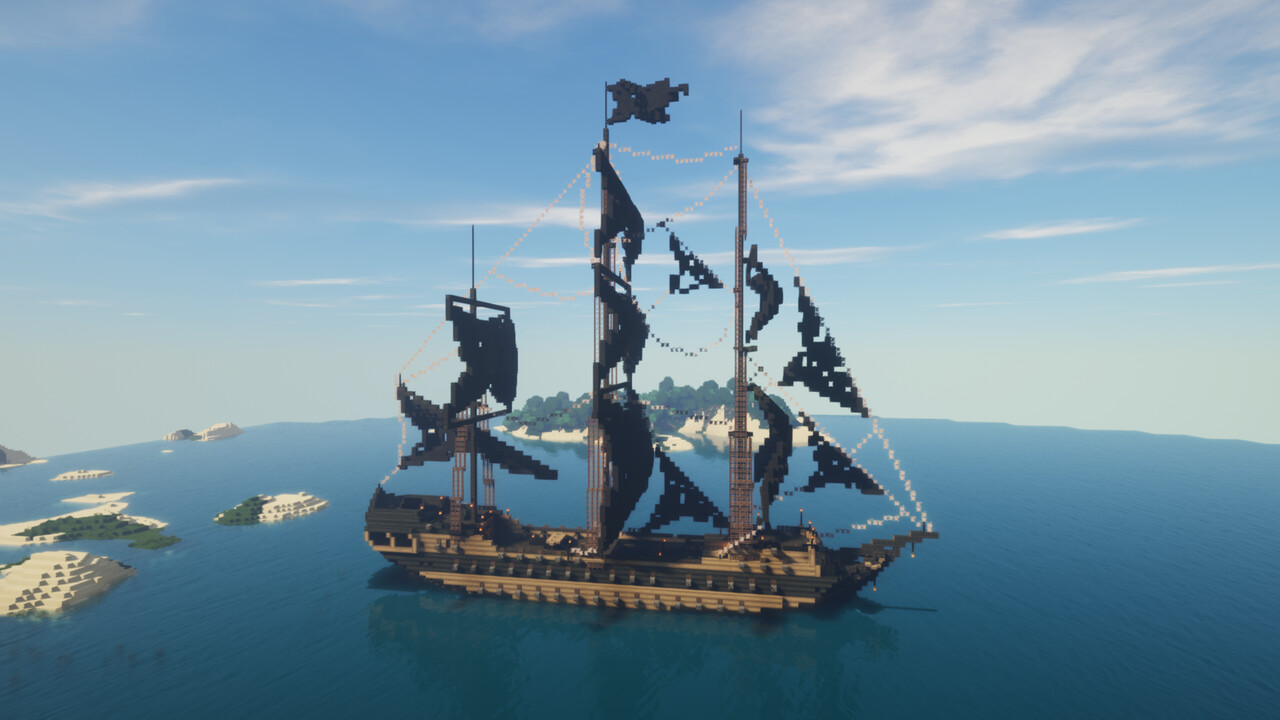 The Black Death .Pirate Ship Minecraft Map